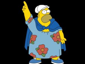 Homero Simpson cuando engordó: un ejemplo de las consecuencias de una ...